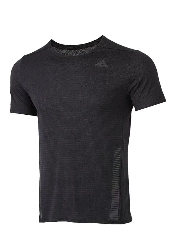 Adidas Premium Tee Reflective Running Sports Short Sleeve - Black