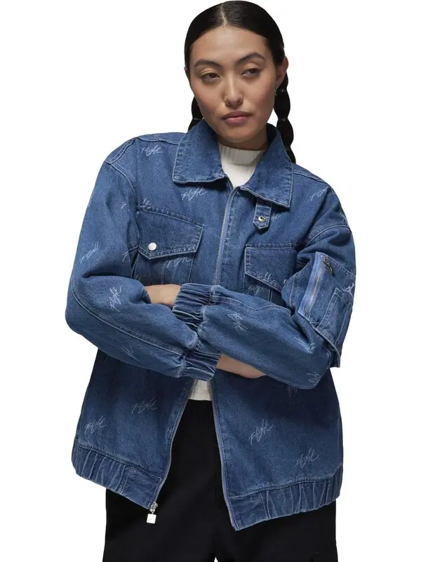 JORDAN Air Renegade Jacket - Stone Blue