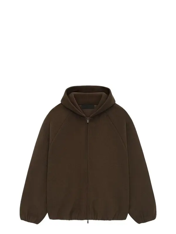 Fear Of God Relaxed Brushed Hooded Jacket - Espresso