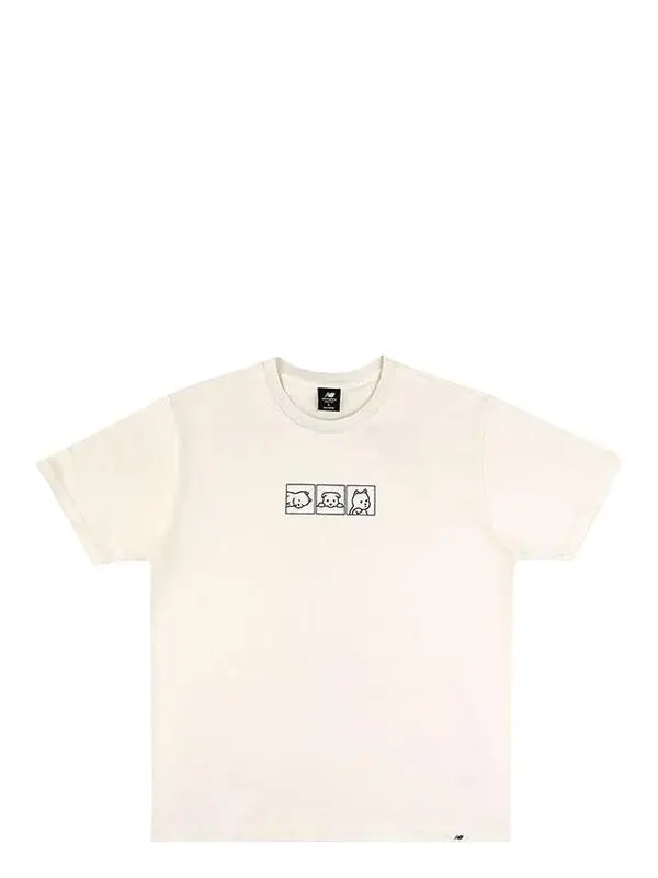 NEW BALANCE X Noritake Printing Round Neck T-shirt - Creamy