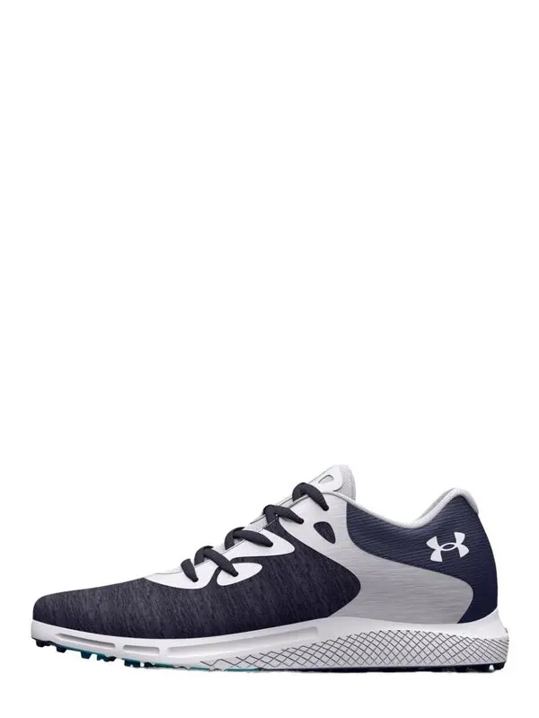Under Armour Charged Breathe 2 Spikeless Golf Shoes - Midnight Navy/white