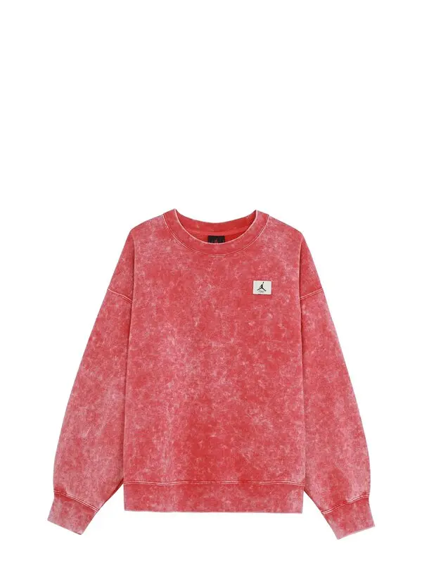 JORDAN Oversize Fleece Sweatshirt - Red