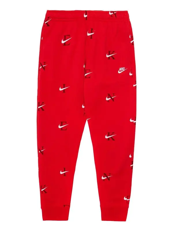 Nike Club Aop Sweatpants 'red - Red/multi-color