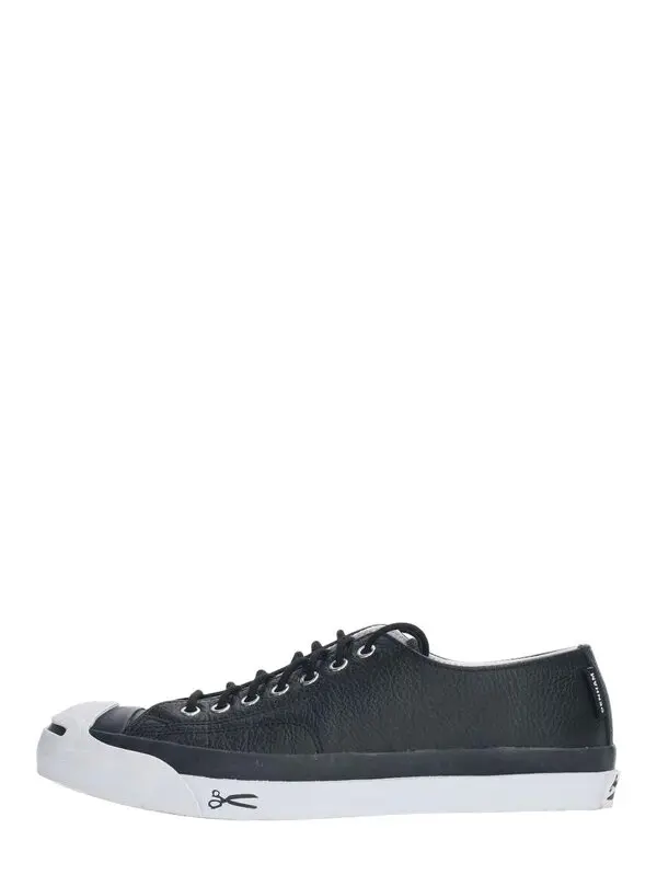 CONVERSE X Denham Leather Jack Purcell Sneakers - Black