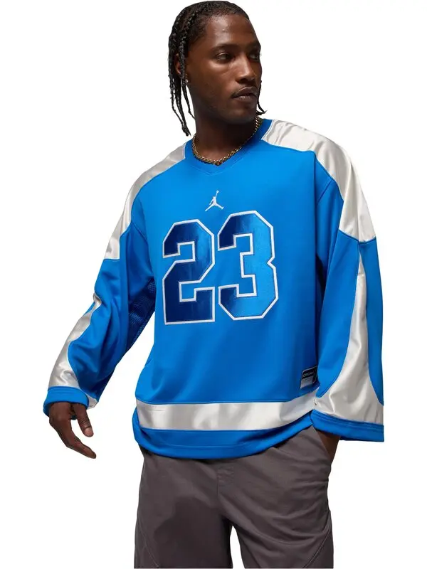 JORDAN Brooklyn Oversized-fit Jersey - Sport Blue/sail
