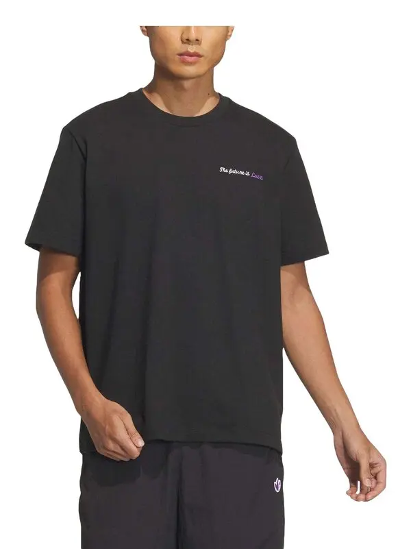 Adidas Chinese Valentineasia Sizing 's Day Graphic T-shirt - Black