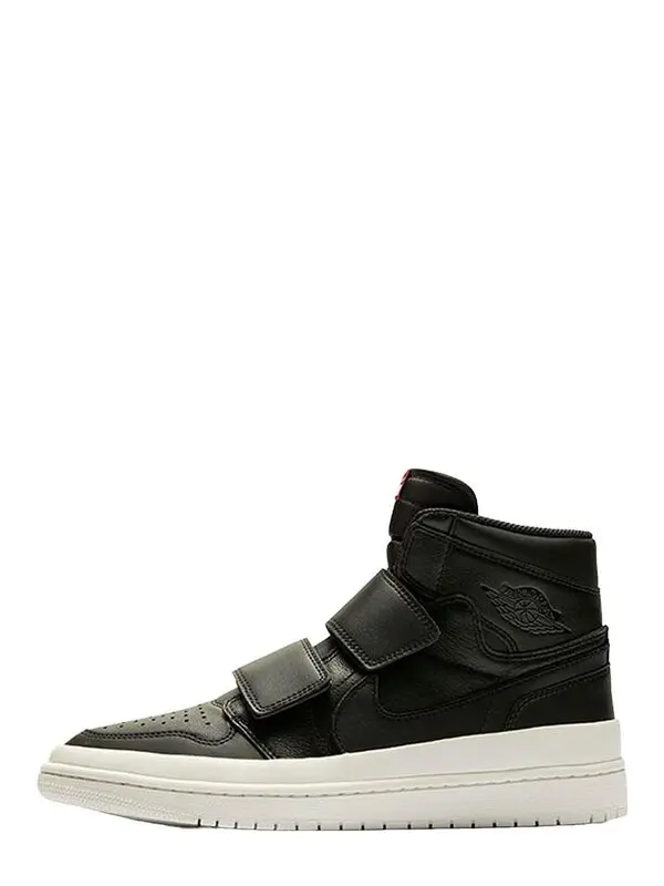 JORDAN 1 Retro High Double Strap Sneakers - Black/gym Red/sail