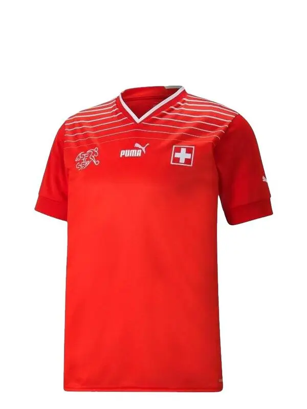 PUMA Switzerland Player Issue Home Jersey - Red