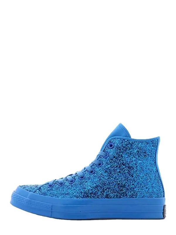 CONVERSE Chuck 70 High Top Glitter Sneakers - Blue