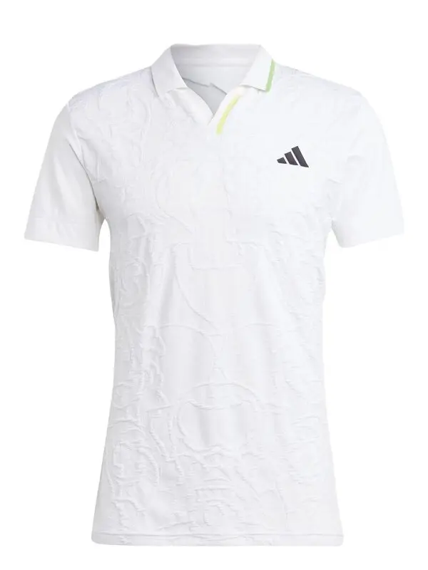 Adidas Aeroready Freelift Pro Tennis Polo Shirt - White