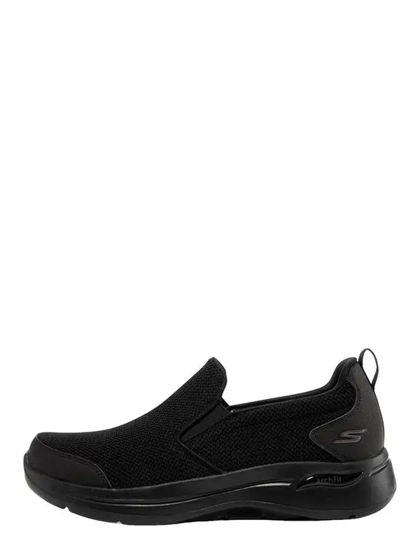 Sketchers Go Walk Arch Fit Slip-on Sneakers - Black