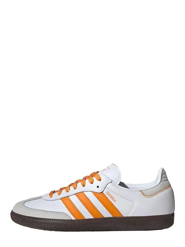 Adidas Samba Og "cloud White Orange - Cloud White/eqt Orange/off White