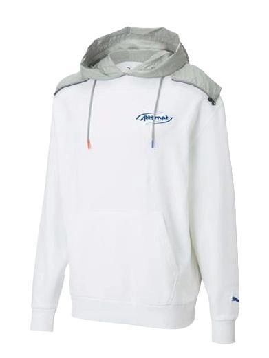 PUMA X Attempt Hoodie - White/grey