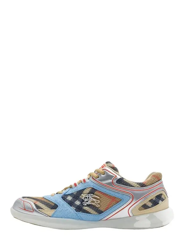 Burberry 25 Check Matrix Sport Sneakers - Blue