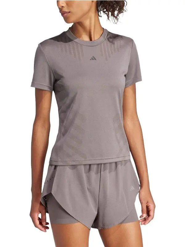 Adidas Hiit Airchill Training T-shirt - Charcoal