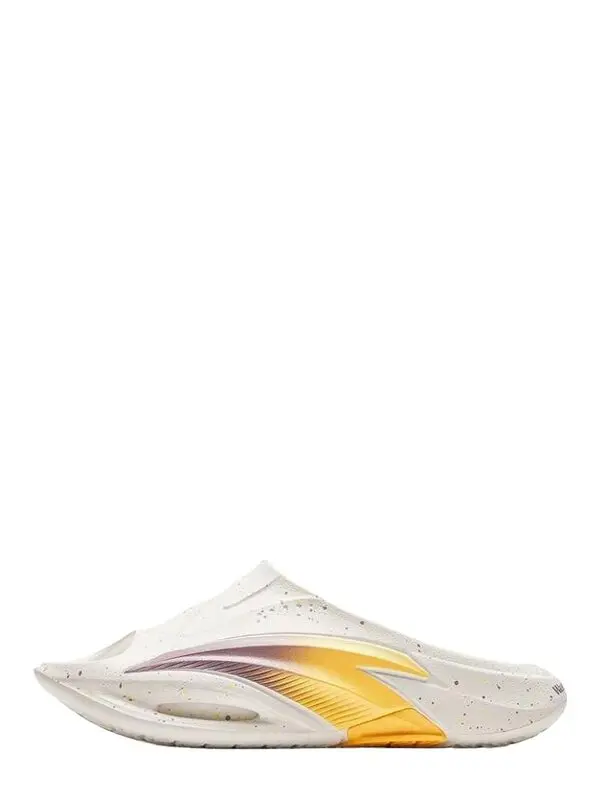 ANTA X Wassup Nitrogen Slip-on Slippers - White/purple/yellow