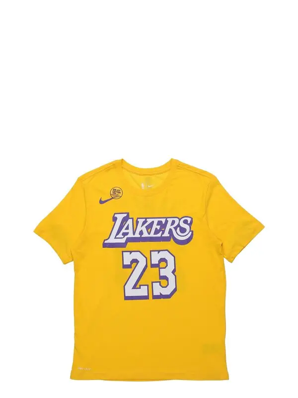 Nike Los Angeles Lakers Lebron James No. 23 Nba City Limited Jersey - Yellow