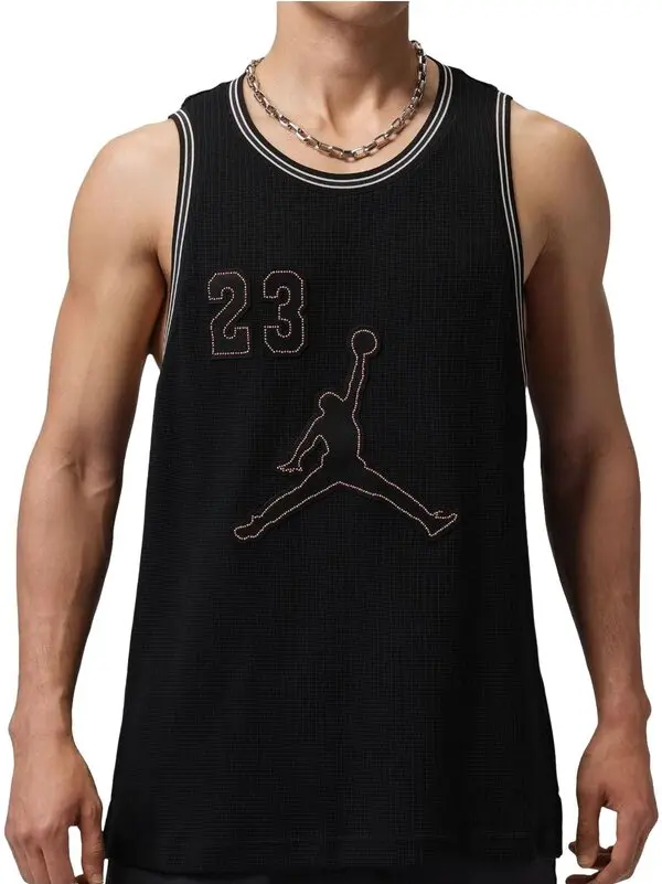 JORDAN Brooklyn Festival Knit Jersey - Black/pale Ivory
