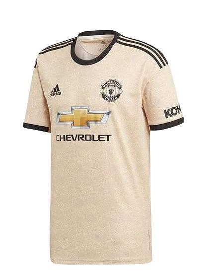 Adidas Manchester United 19/20 Away Jersey - Linen