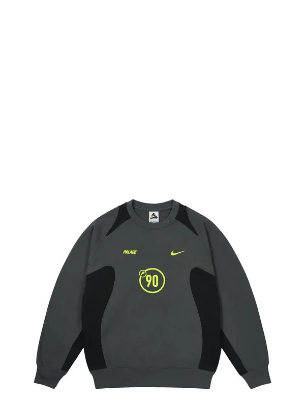 Nike X Palace Total P90 Crew Sweatshirt - Grey