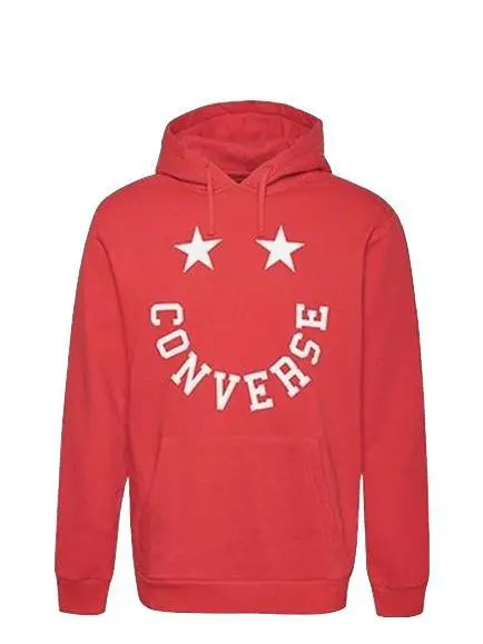CONVERSE Graphic Pullover Hoodie - Red