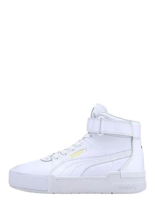 PUMA Cali Sport Warm Up High Top Sneakers - White