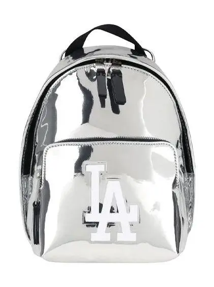 MLB Los Angeles Dodgers Metallic Backpack - Silver