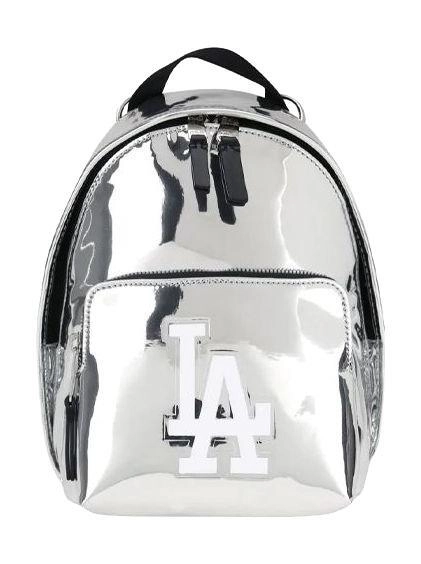 MLB Los Angeles Dodgers Metallic Backpack - Silver