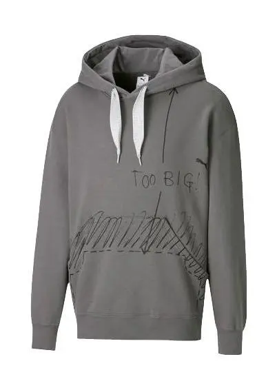 PUMA X Michael Lau Graphic Hoodie - Grey/white