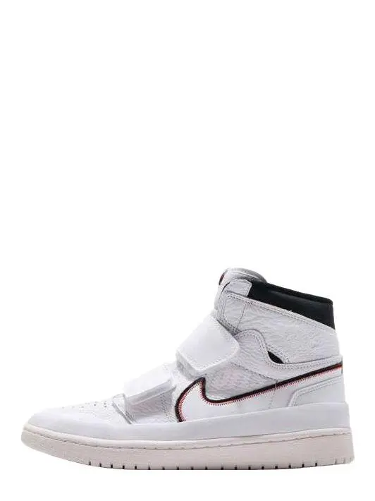 JORDAN 1 Retro High Double Strap Sneakers - White/black