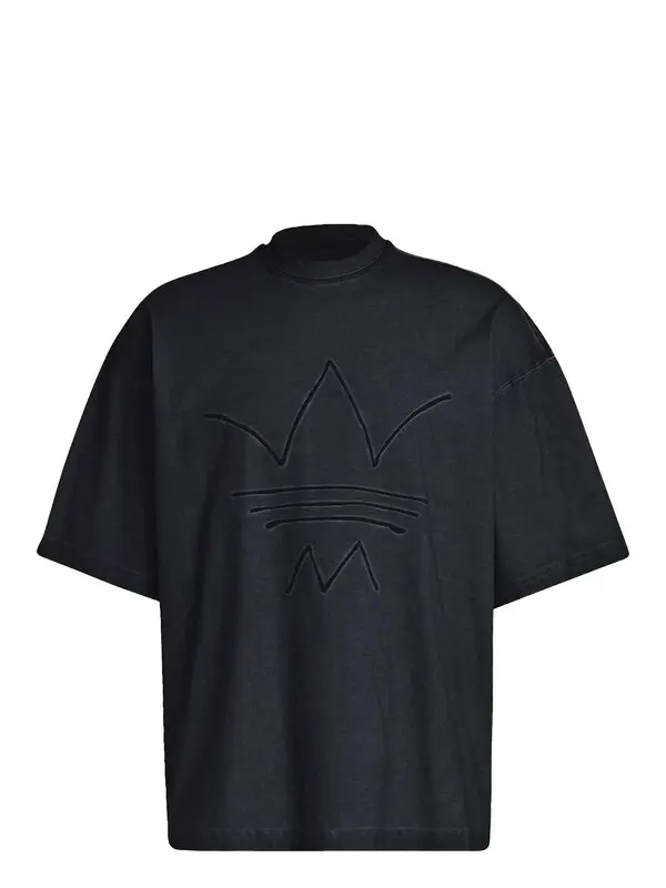 Adidas Originals Abstract Embroidered Short Sleeve - Black