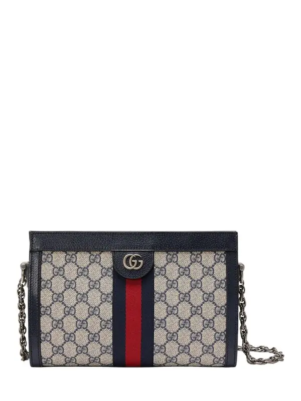 Gucci Ophidia Gg Shoulder Bag - Beige/blue