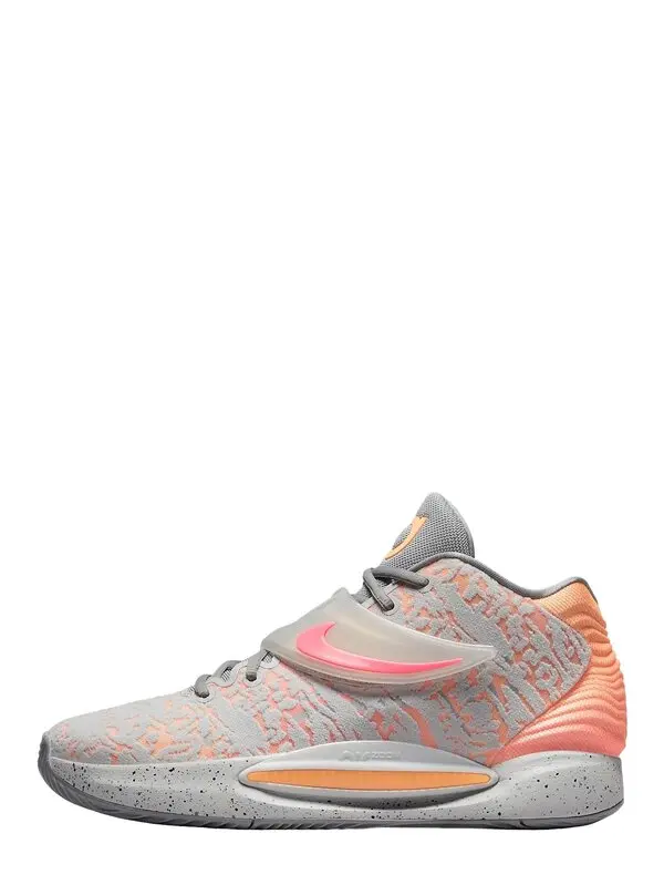 Nike Kd "sunset" Sneakers - Gray/pinkorange