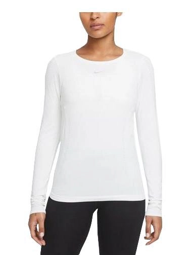 Nike Dri-fit Swoosh Long Sleeve T-shirt - Black/white