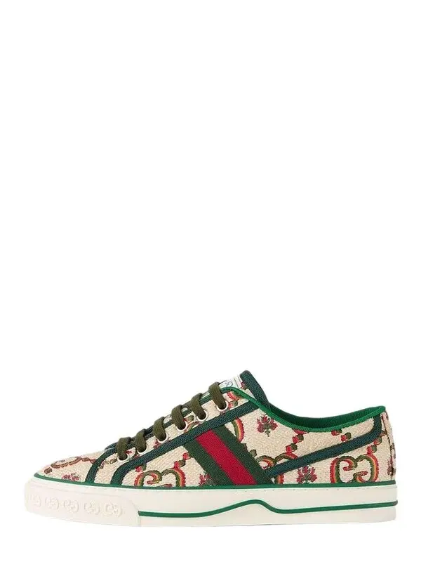 Gucci Tennis 1977 Sneaker - Beige/green/red