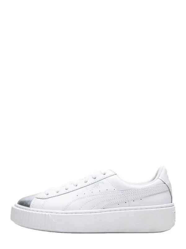 PUMA Suede Platform Sneakers - White