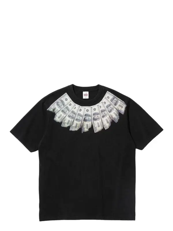 Supreme X Mm6 Maison Margiela Money S/s T-shirt - Black