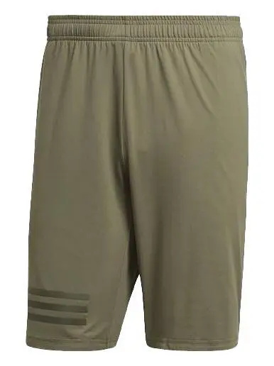 Adidas 4krft Grd Stripe Knit Sports Shorts - Green