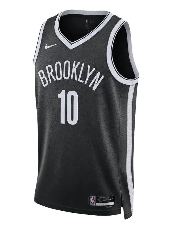 Nike X Nba 2022-23 Swingman Jersey 'brooklyn 10 - Black