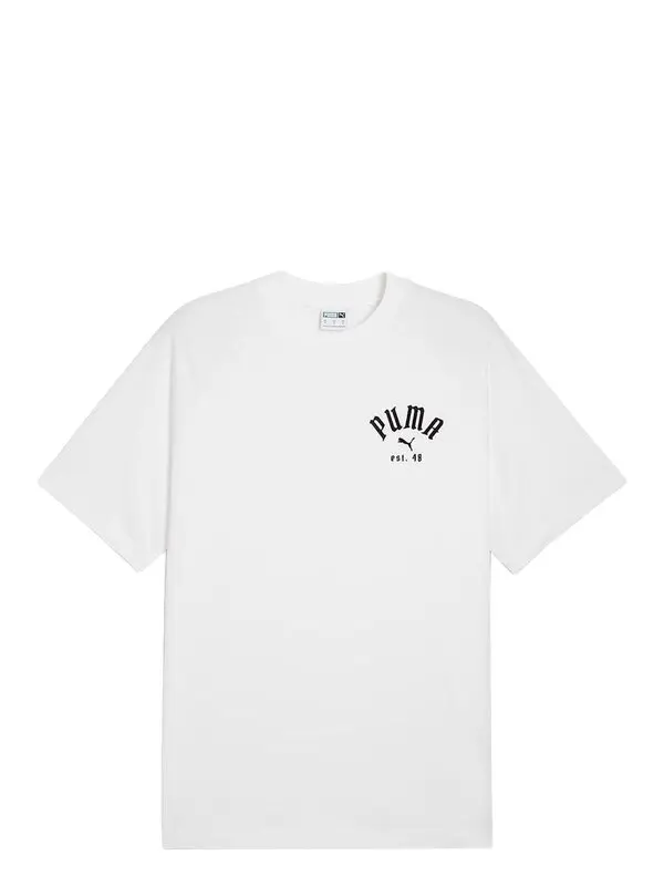 PUMA Play Loud Classics Relaxed Graphic T-shirt - White