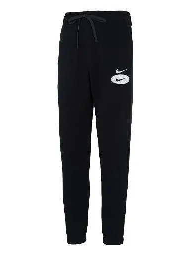 Nike Logo Embroidered Training Bundle Feet Sports Pants/trousers/joggers Autumn - Black