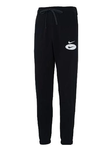 Nike Logo Embroidered Training Bundle Feet Sports Pants/trousers/joggers Autumn - Black