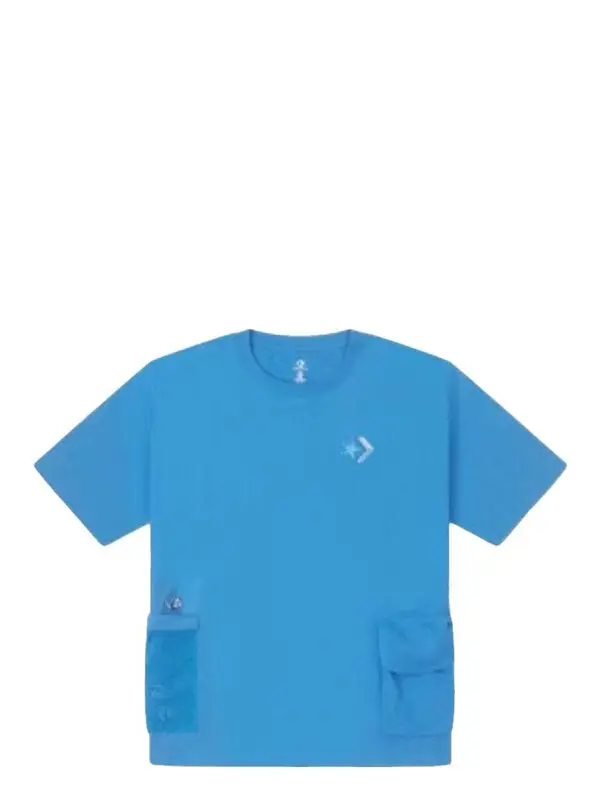 CONVERSE Summer Drink Pocket T-shirt Asia Sizing - Blue