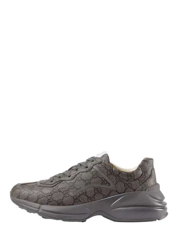 Gucci Rhyton Monogram Sneakers - Grey