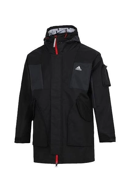 Adidas Limited Edition Fleece Lined Hooded Jacket - Black