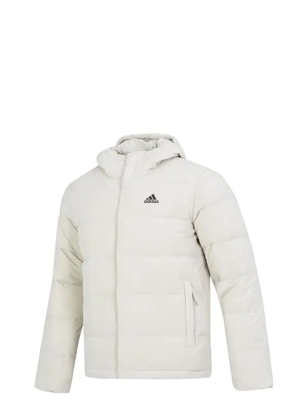Adidas Logo Padded Hooded Jacket - Default Color