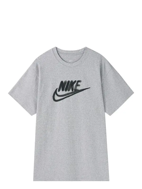 Nike Graffiti Logo Graphic T-shirt - Light Grey