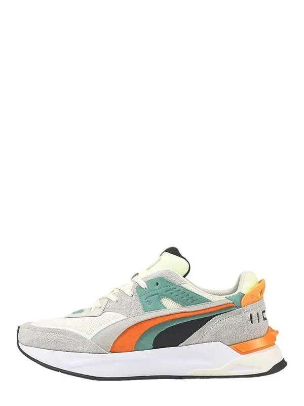 PUMA Mirage Sport Layers Sneakers - Gray/green/orange