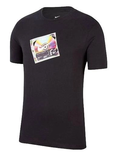 Nike Graphic Print Short Sleeve Tee - Black