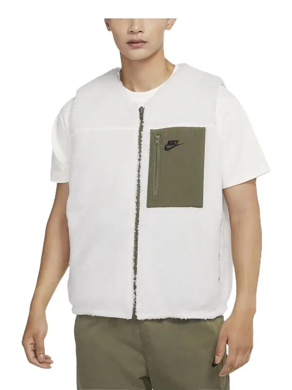 Nike Club+ Reversible Winterized Vest - White/multi-color